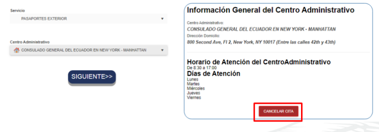 Consulados de Ecuador en Estados Unidos 【2024